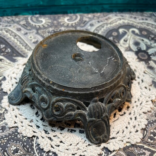 Cast Iron Lamp Base - Etsy