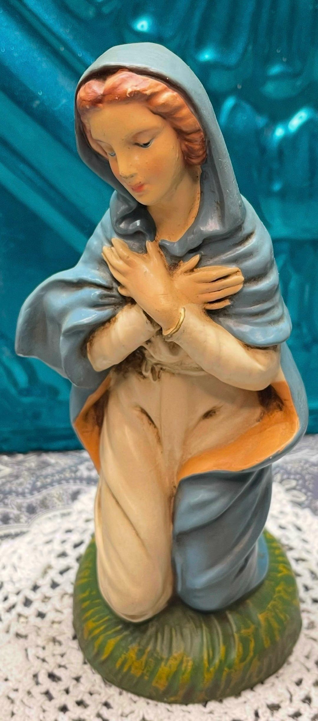 Vintage Mary Statue - Paper Mache Made in Italy - Etsy