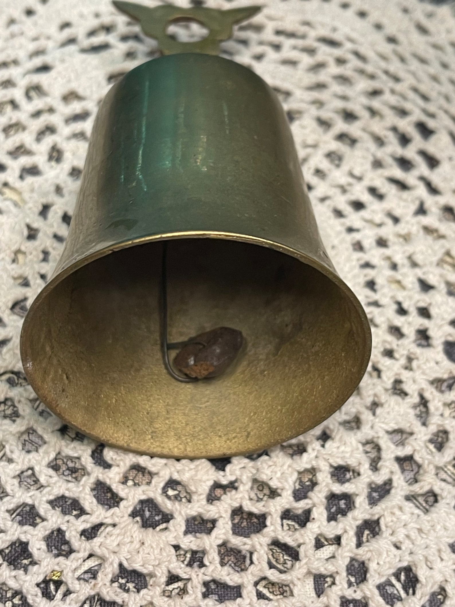 Vintage Unique Brass Bell - Ceremonial Bell - Aged - Etsy