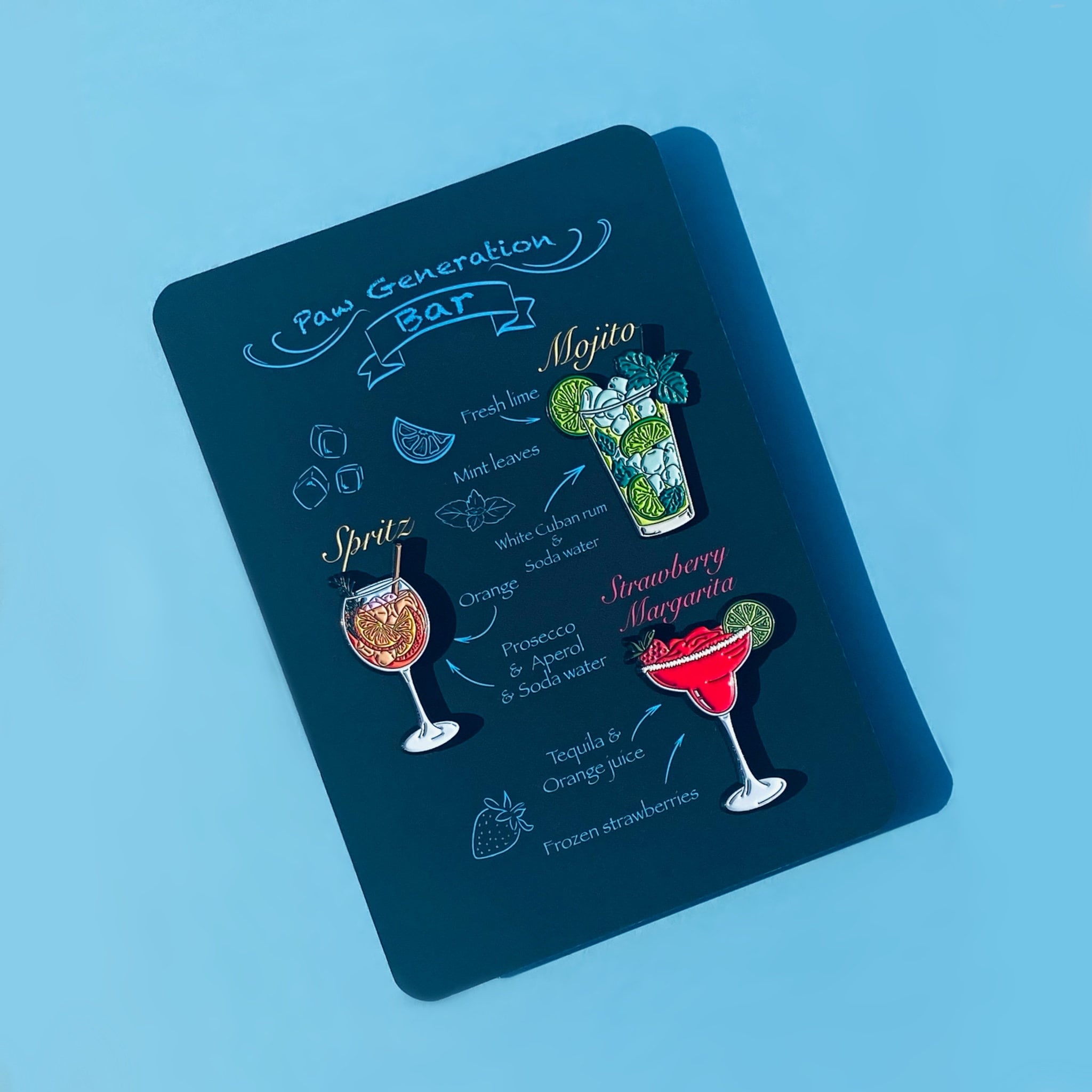 Mojito Pin Cocktail Pin Soft Enamel Pin Bar Pin - Etsy