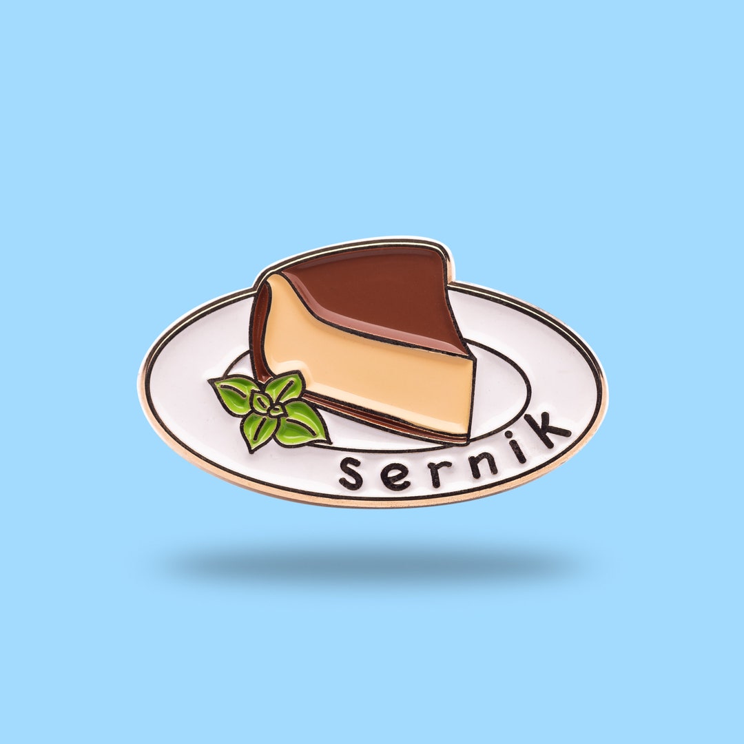 Cheesecake Enamel Pin Cheesecake Dessert Cake Food Cute Present T Etsy