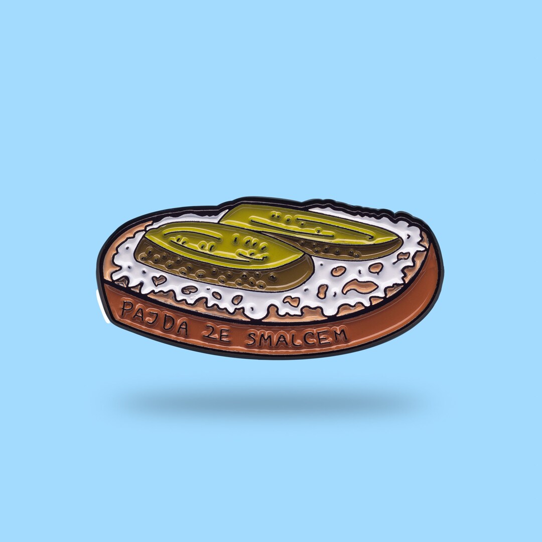 Pajda mit Schmalz Sandwich Sandwich Gurke Politur Polen weicher ...