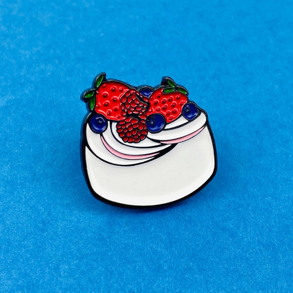 Cake Pin Soft Enamel Pin Meringue Pin Dessert Pin Cute | Etsy