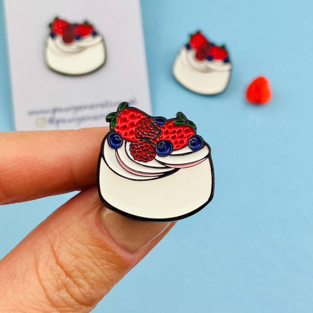 Cake Pin Soft Enamel Pin Meringue Pin Dessert Pin Cute - Etsy