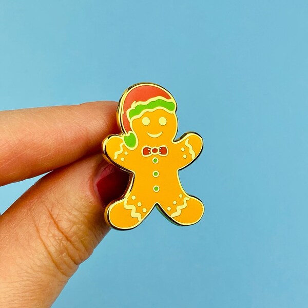 Gingerbread Pin - Etsy