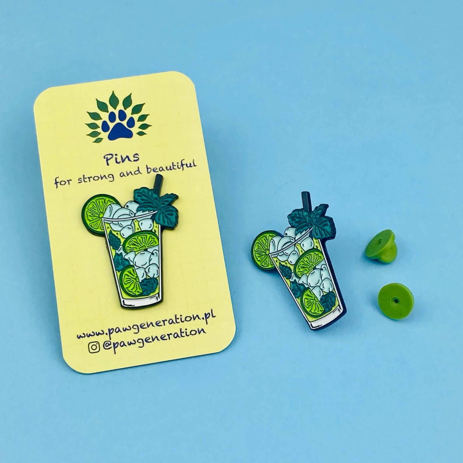 Mojito Pin Cocktail Pin Soft Enamel Pin Bar Pin - Etsy