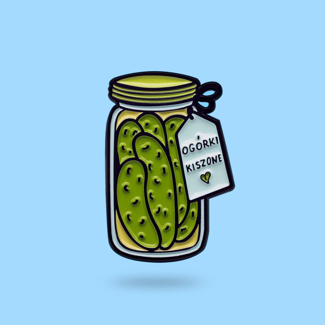 Pickles Pin Cucumber Pin Food Pin Polish Food Pickled - Etsy