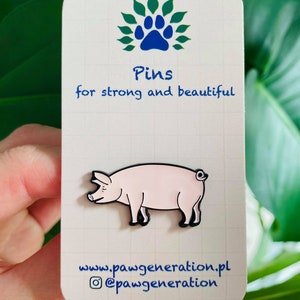 Pig enamel pin farm life pin cute soft enamel pin animal | Etsy