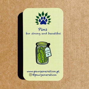 Pickles Pin Cucumber Pin Food Pin Polish Food Ogorki - Etsy