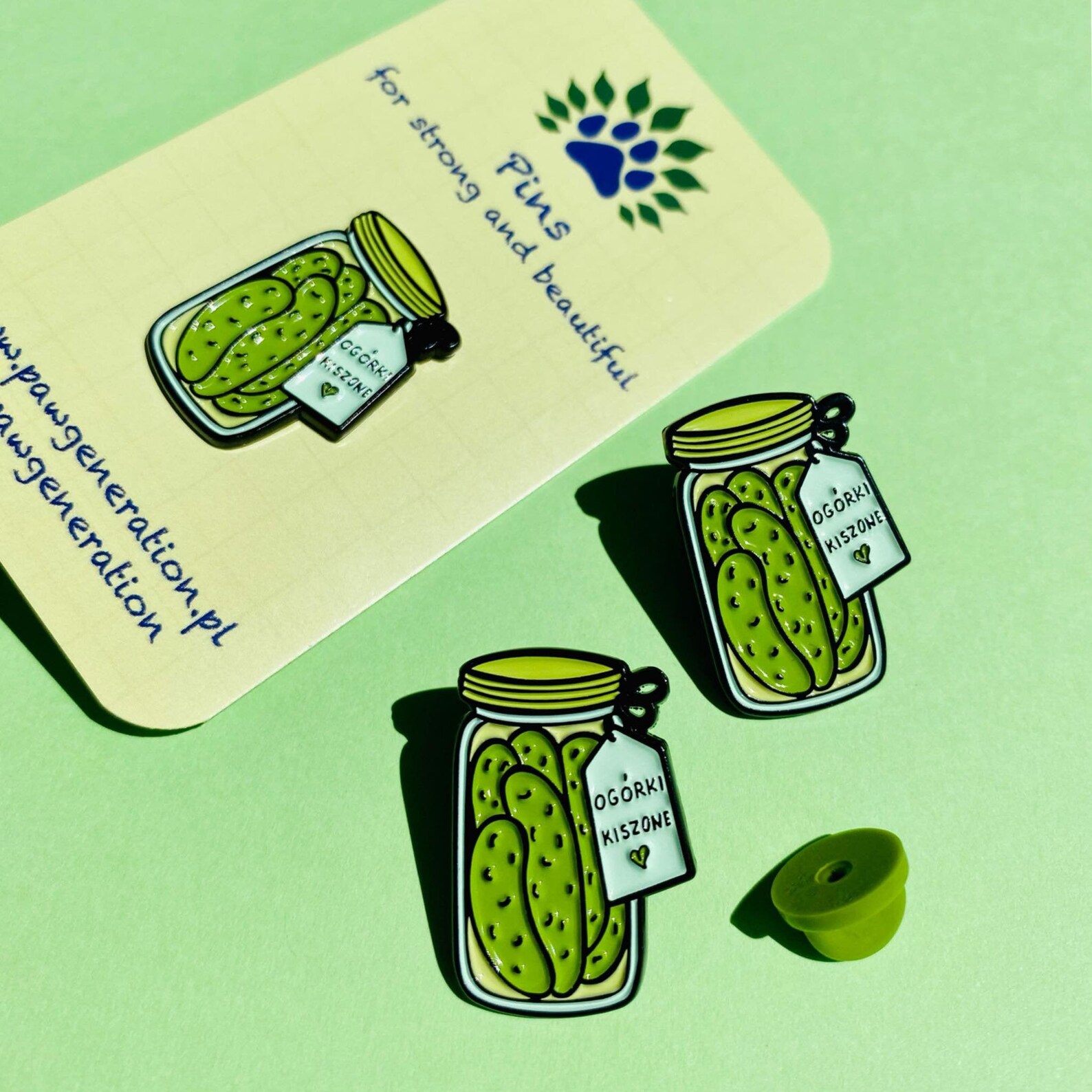 Pickles Pin Cucumber Pin Food Pin Polish Food Ogorki - Etsy