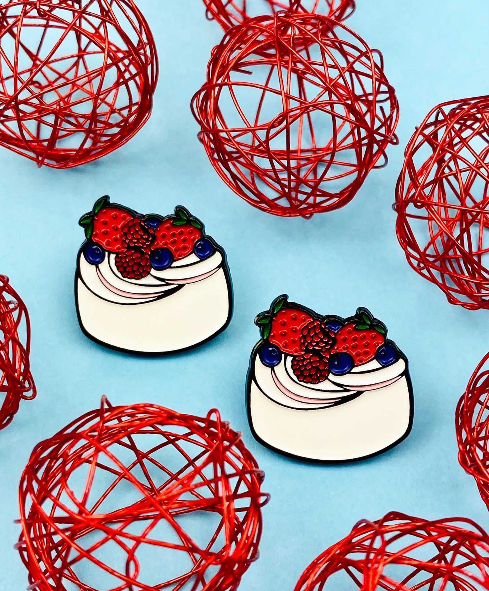 Cake Pin Soft Enamel Pin Meringue Pin Dessert Pin Cute - Etsy