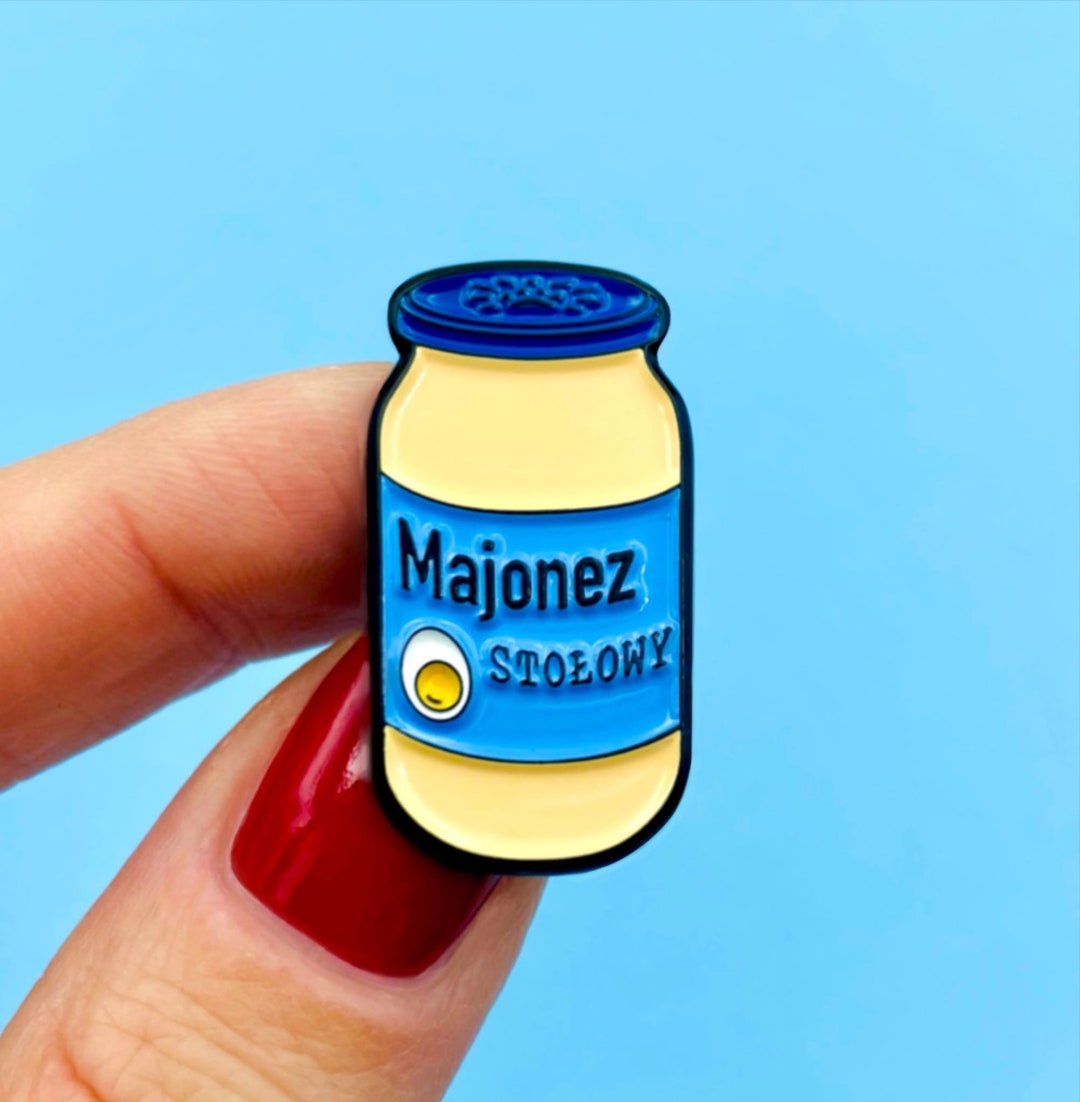 Mayo Pin Mayonnaise Polish Food Cute Enamel Pin - Etsy