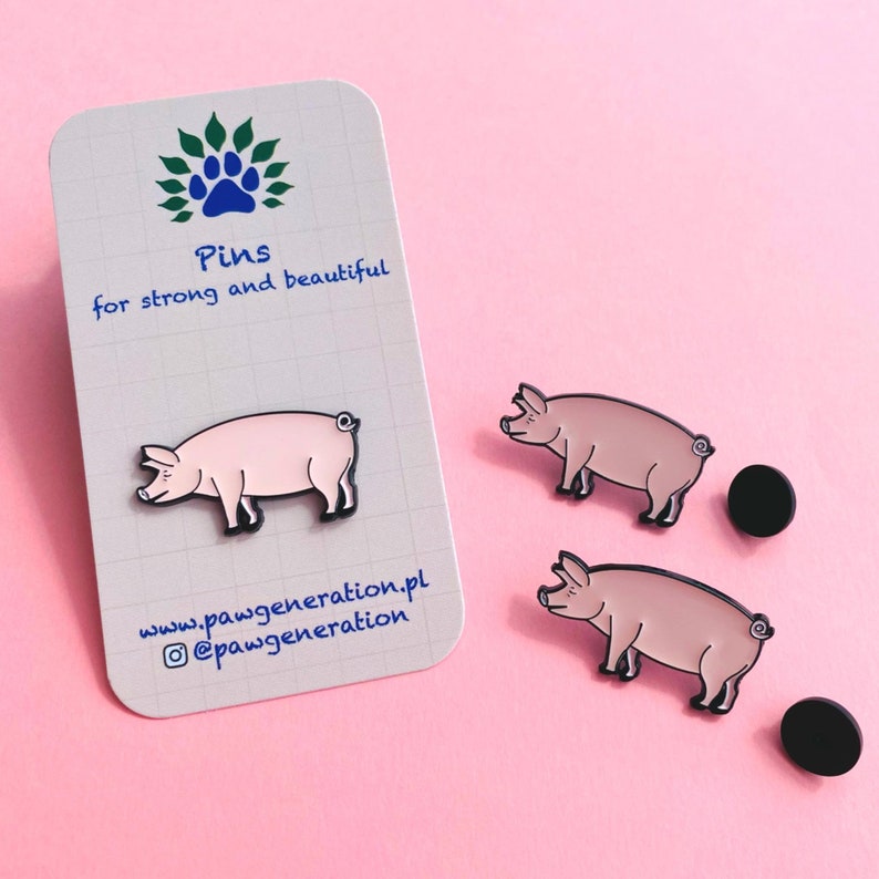 Pig Enamel Pin Farm Life Pin Cute Soft Enamel Pin Animal - Etsy
