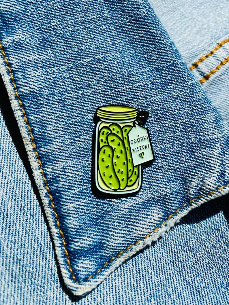 Pickles Pin Cucumber Pin Food Pin Polish Food Ogorki - Etsy