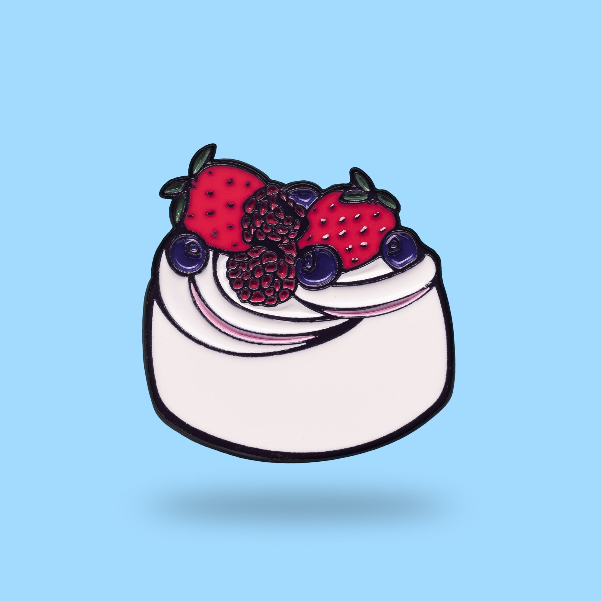 Cake Pin - Soft Enamel Pin - Meringue Pin - Dessert Pin - Cute Pins - Etsy