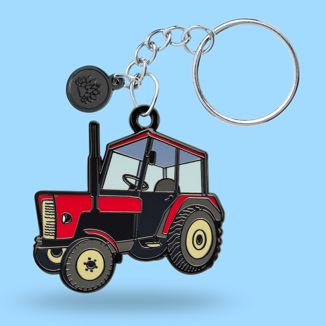 Tractor Keychain - Farm Life - Farm Pin - Farmer Life - Gift for Farmer ...
