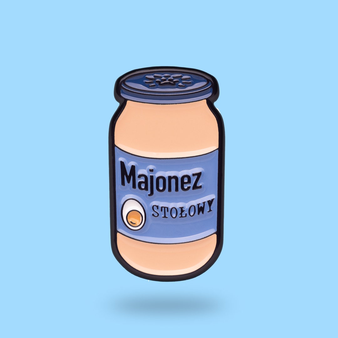 Mayo Pin - Mayonnaise - Polish - Food - Cute Enamel Pin - Etsy