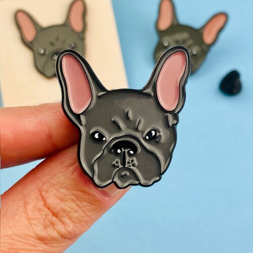 French Bulldog Enamel Pin Frenchie Dog Frenchie Gift - Etsy
