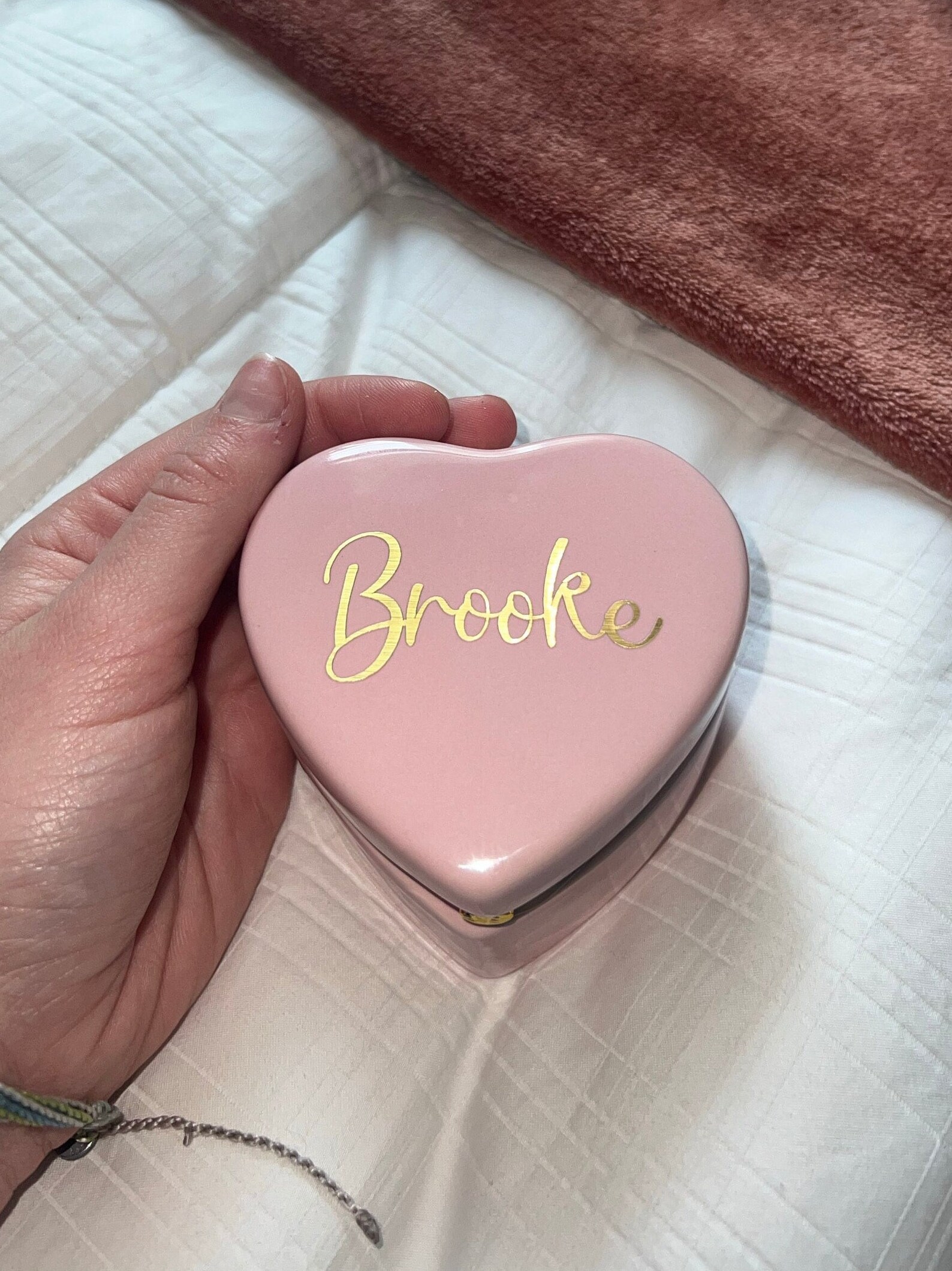 Valentine's Gift, Heart Jewelry Box, Jewelry Box Gift, Ceramic Trinket ...