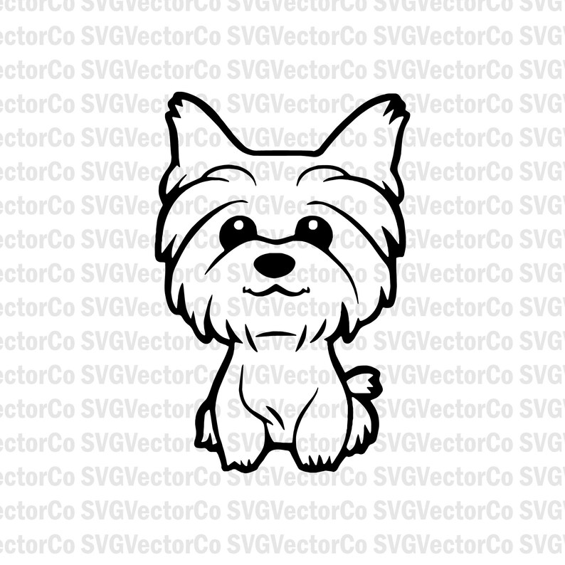 Printable Yorkshire Terrier svg Yorkie svg files for cricut | Etsy