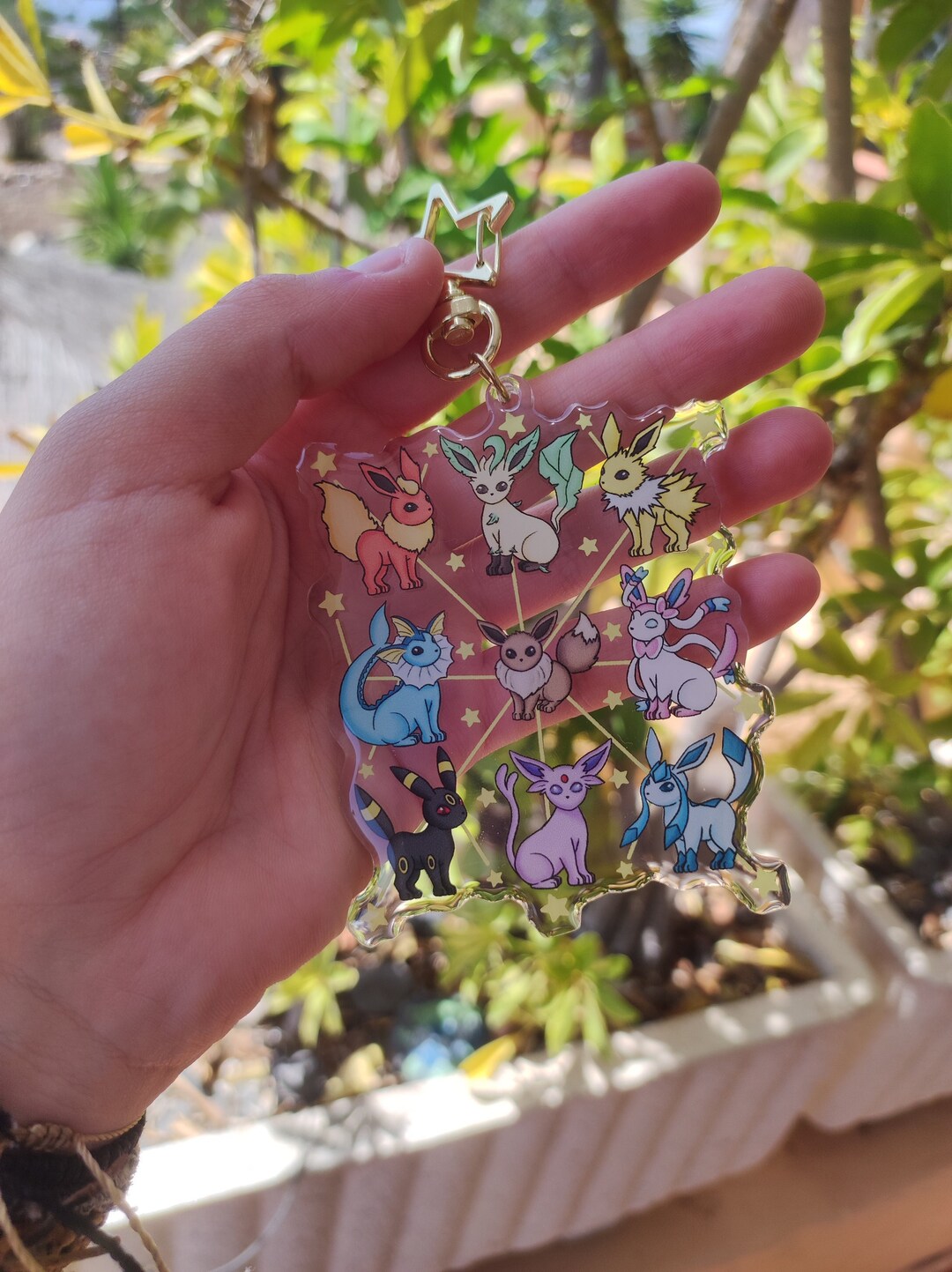 Eevee Evolutions Keychain - Etsy