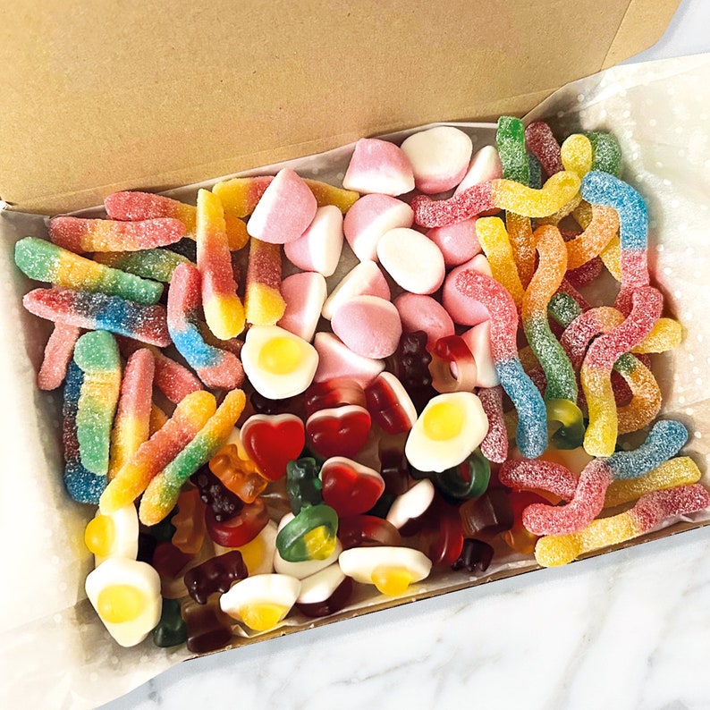 Pick N Mix Sweet Box Large Letterbox Sweets Gift, Halloween ...
