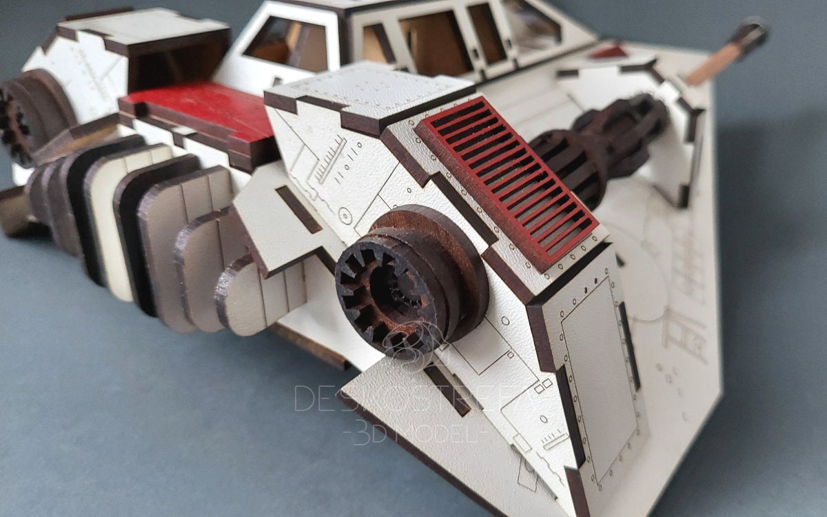 Digital File Laser Cut Files Wooden 3mm 3D Model - Etsy