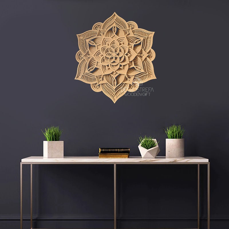 Digital File Multilayer Mandala B018 Multi-layer Wooden Wall - Etsy
