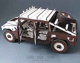 Wooden 3d Puzzle Laser Cut File | Etsy