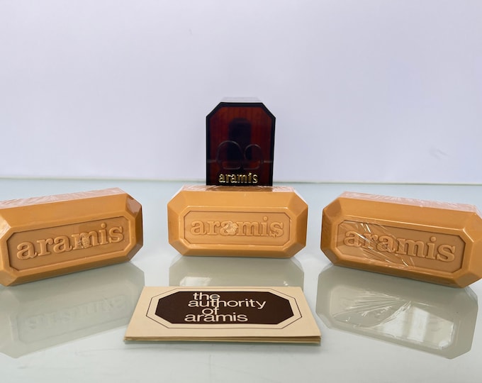 Aramis Box Three Cakes Soap Bars Perfumed Soap for Men "the Authority ...