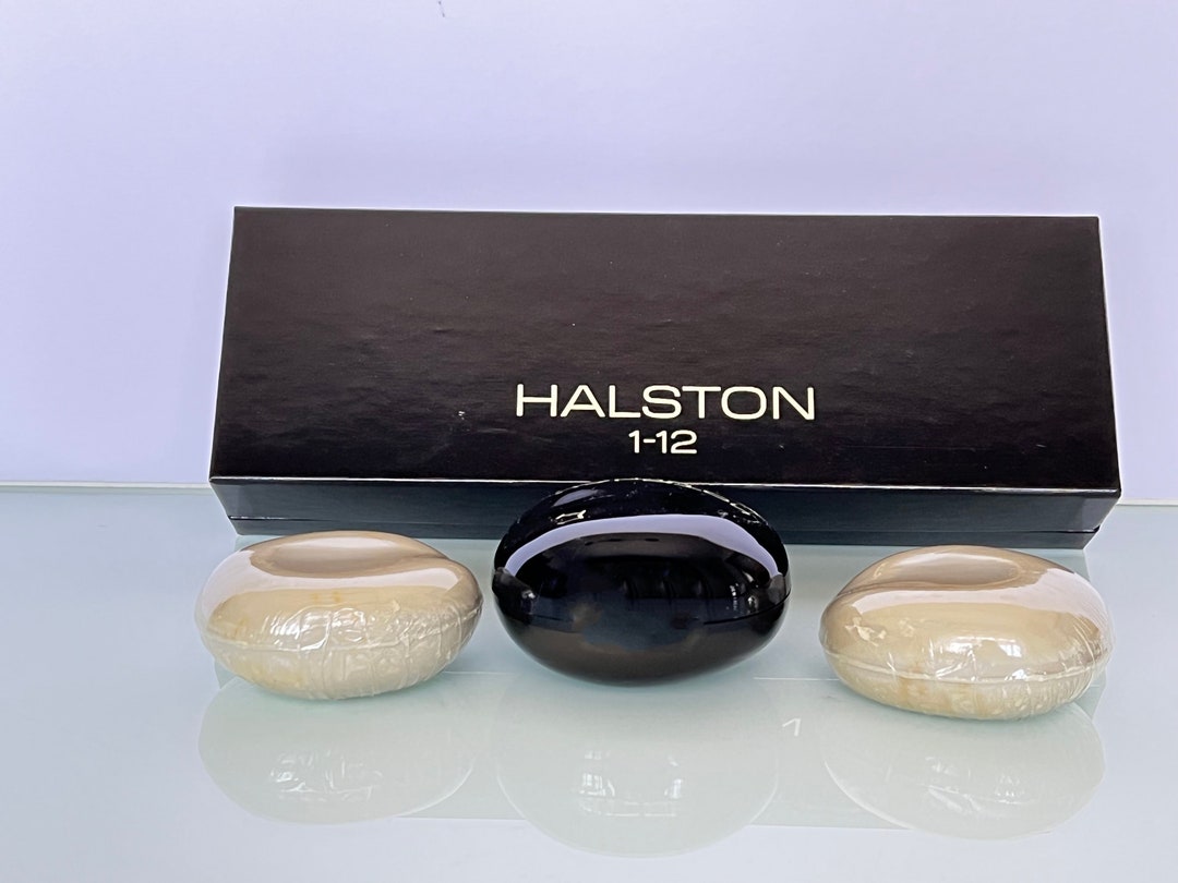 Halston 1-12 Perfumed Soap by Halston 3 X 140 Gr/3 X 4.9 Oz Rare ...