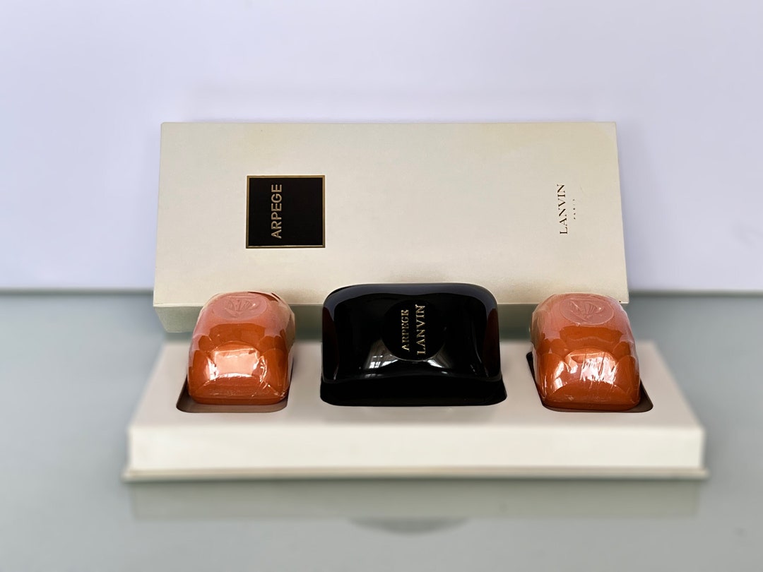 Vintage arpege by Lanvin Perfumed Soap Set 3 X 100 Gr. Stored in ...