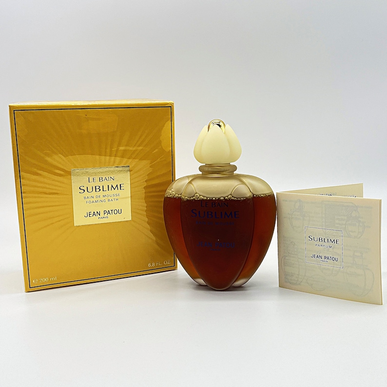 Vintage Jean Patou Sublime Foaming Bath - Sealed Original Packaging - Etsy