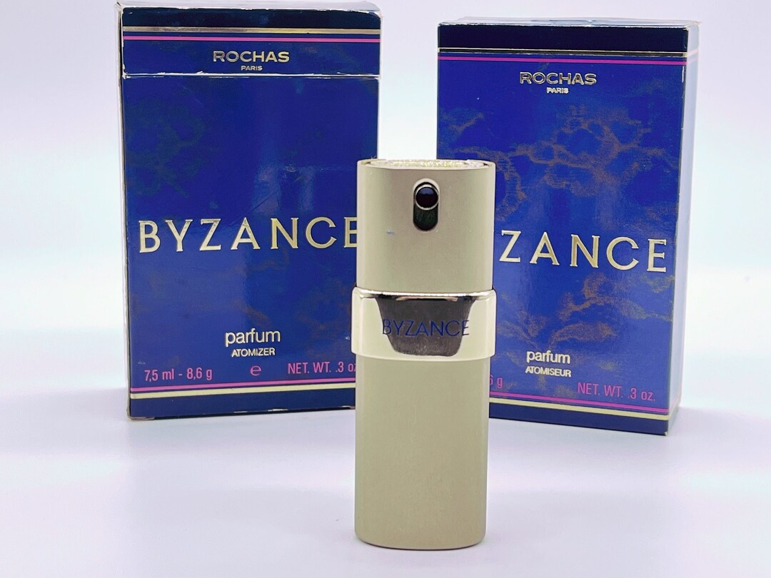 Vintage Byzance Rochas Perfume: 1987 Pure Extrait, Metal Case - Etsy