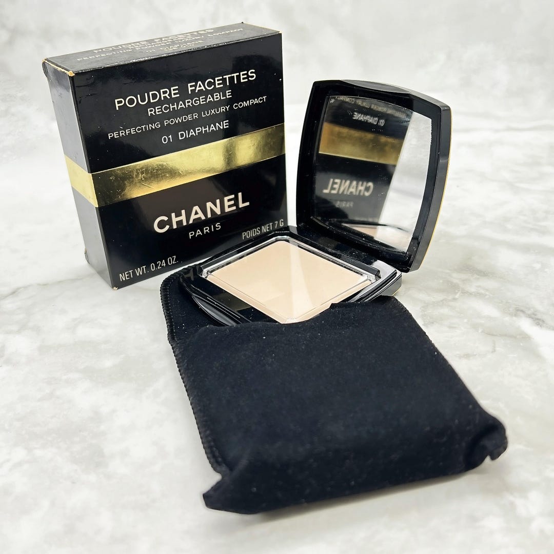 CHANEL, Perfecting Powder, Luxury Refillable Face Powder, Vintage ...