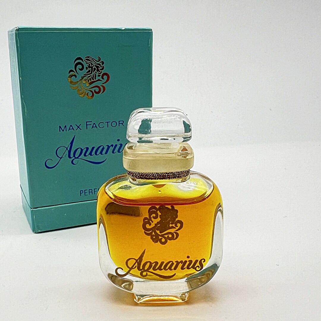 Aquarius (1969) Max Factor Perfume 7.5 Ml/1/4 Fl.oz. Splash (not Spray) Preserved in the ...