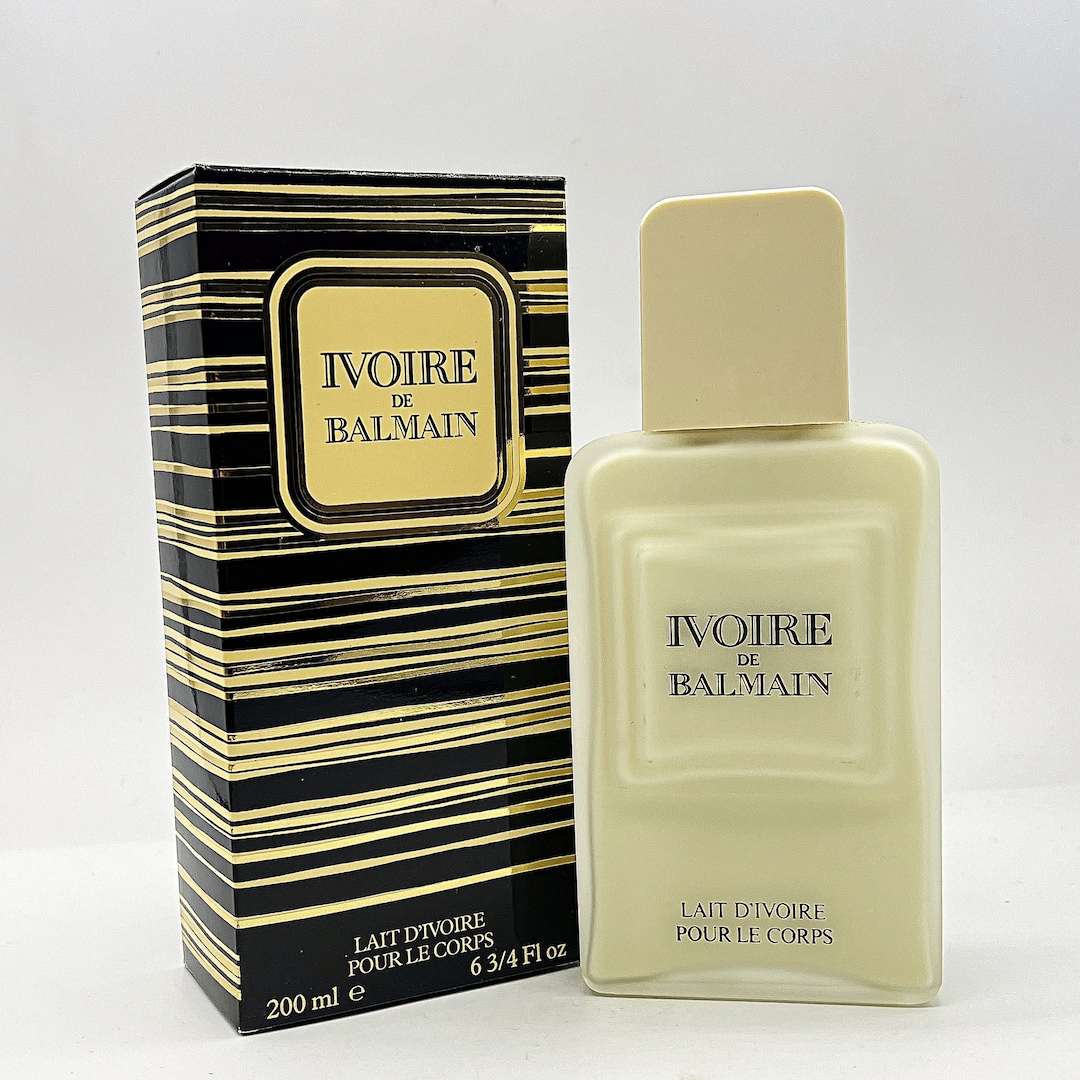 Ivoire by Pierre Balmain Body Milk 200 Ml/6 3/4 Fl.oz in Glass Bottle ...
