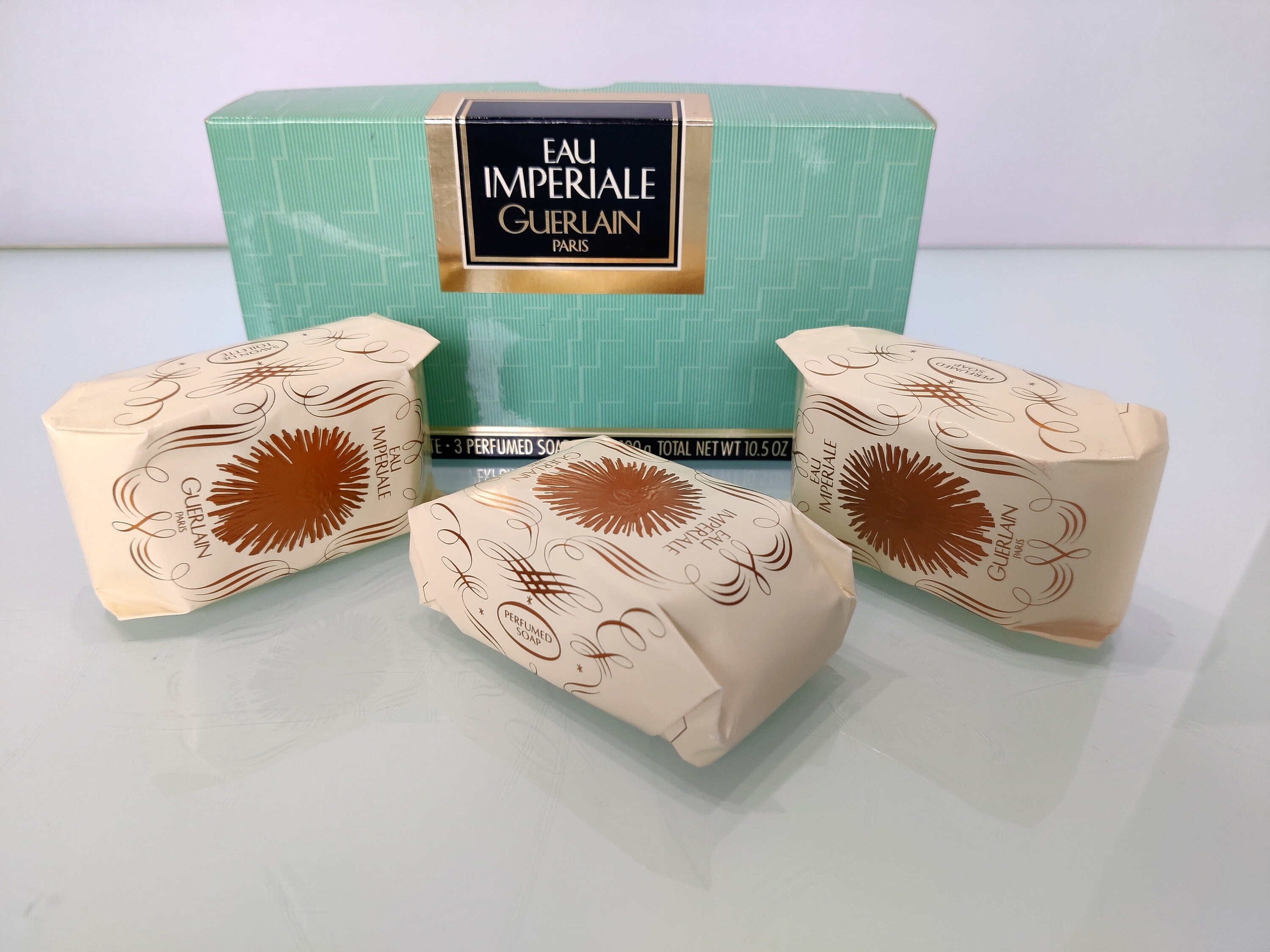 Vintage '' Eau Imperiale'' Perfumed Soap, Set 3x 100 Gr./3.5 Oz. - Etsy