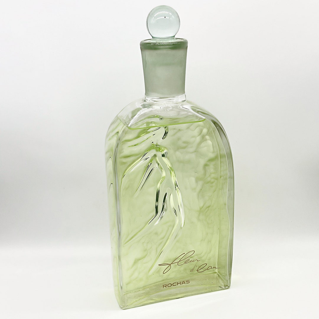 Factice Display Bottle "fleur D' Eau" by Rochas Glass Dummy Bottle 90 S ...