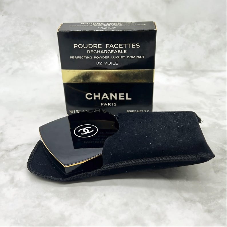 CHANEL, Perfecting Powder, Luxury Refillable Face Powder, Vintage ...