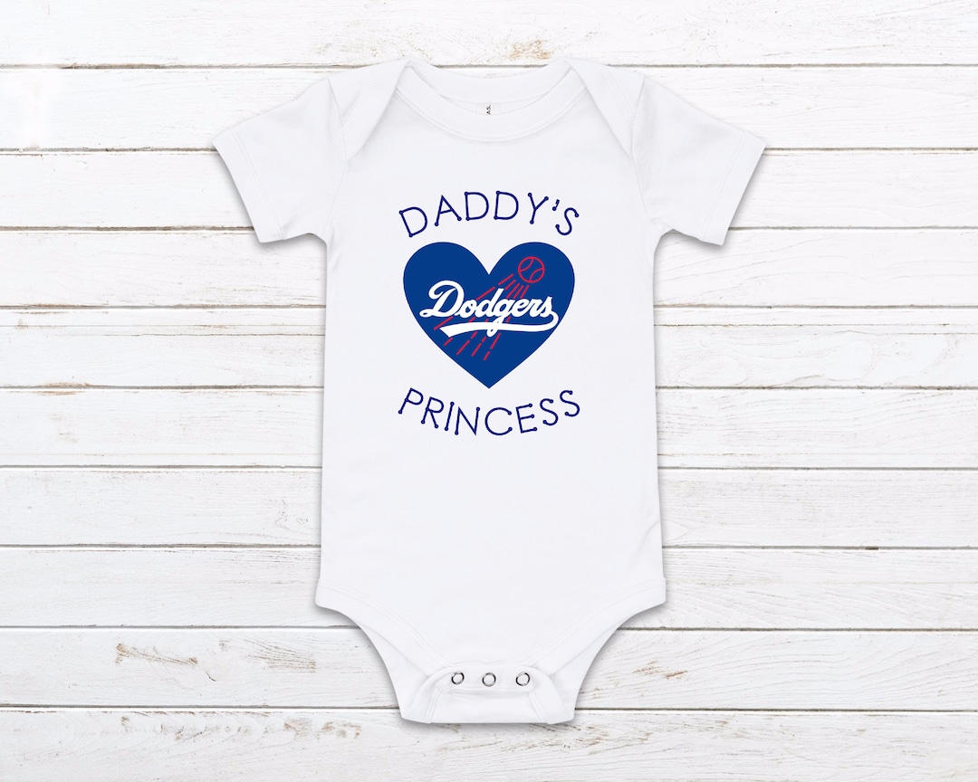 Daddy's Dodgers Princess Onesie Dodger Fan Onesie World - Etsy