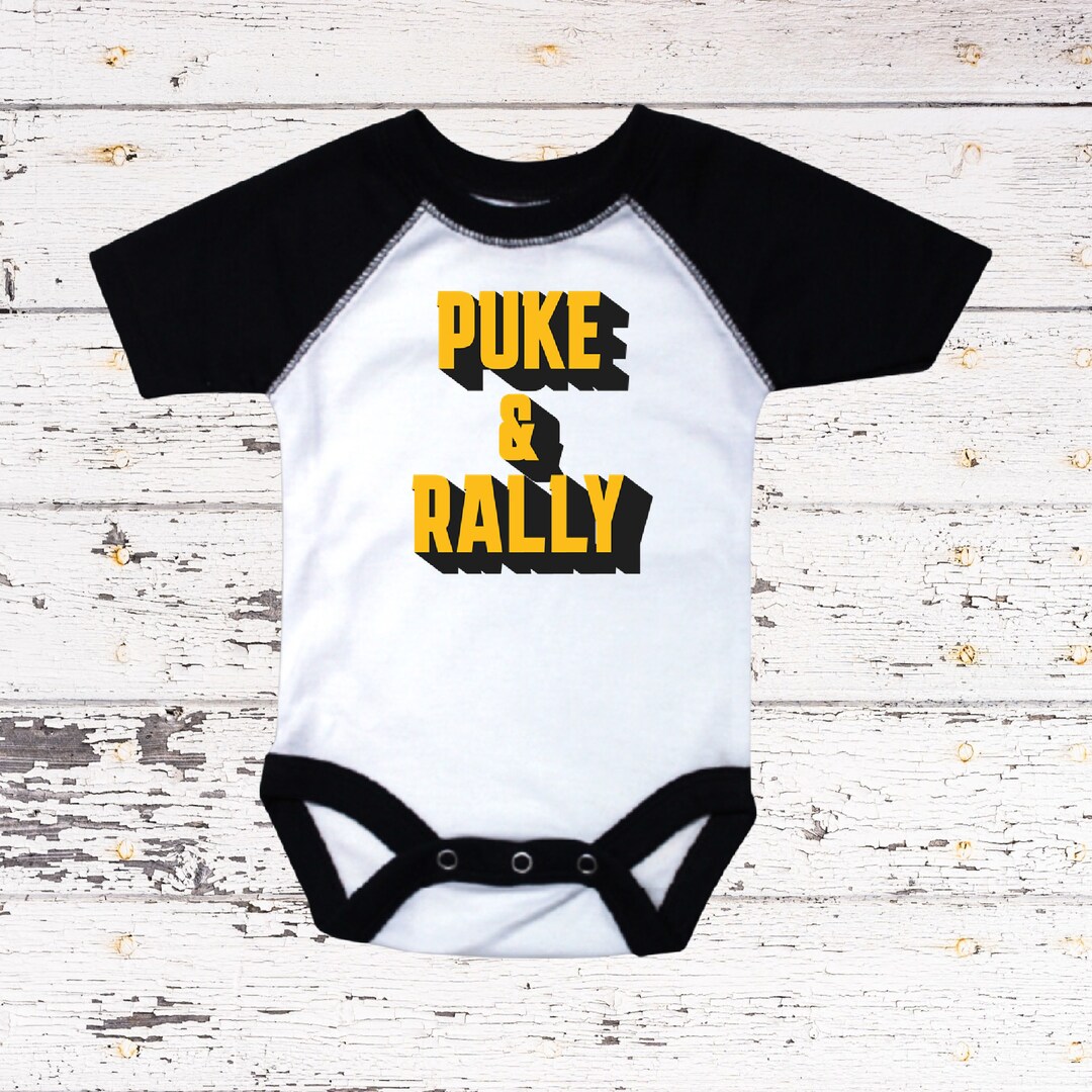 Puke and Rally Baby Romper, Funny Baby Gift, Custom Baby Wear - Etsy