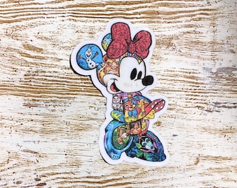 Mouse Sticker Magical Mouse Vinyl Sticker Theme Park Sticker - Etsy