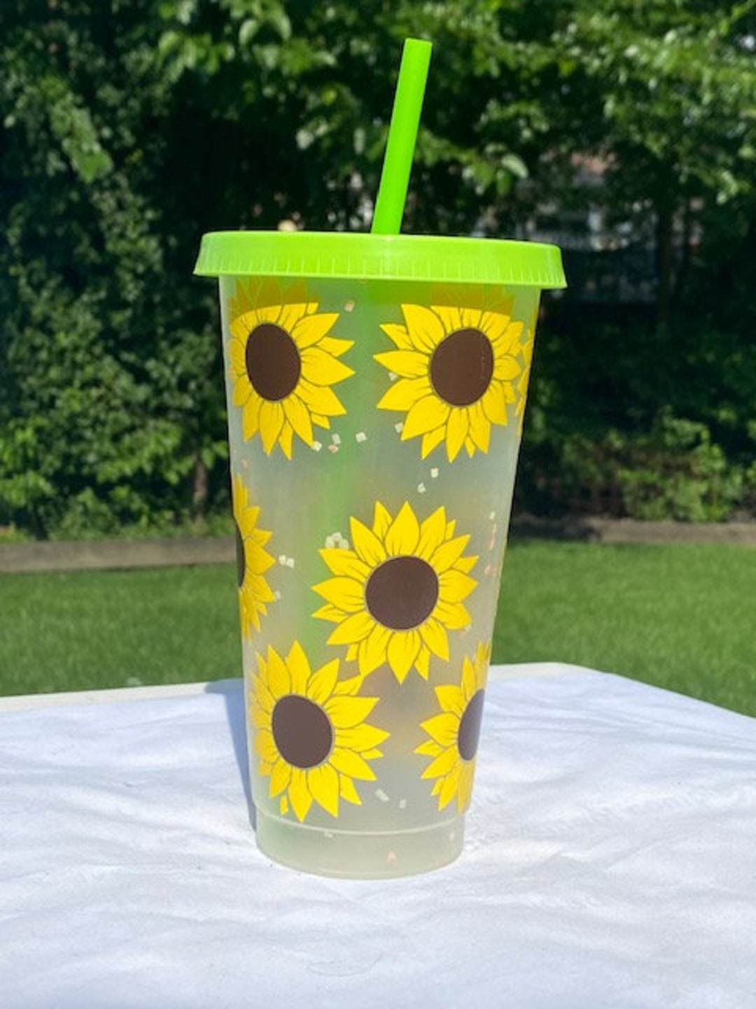 Sunflowers Cold Cup, Sunflowers Color Changing Cup, Color Changing Cup ...