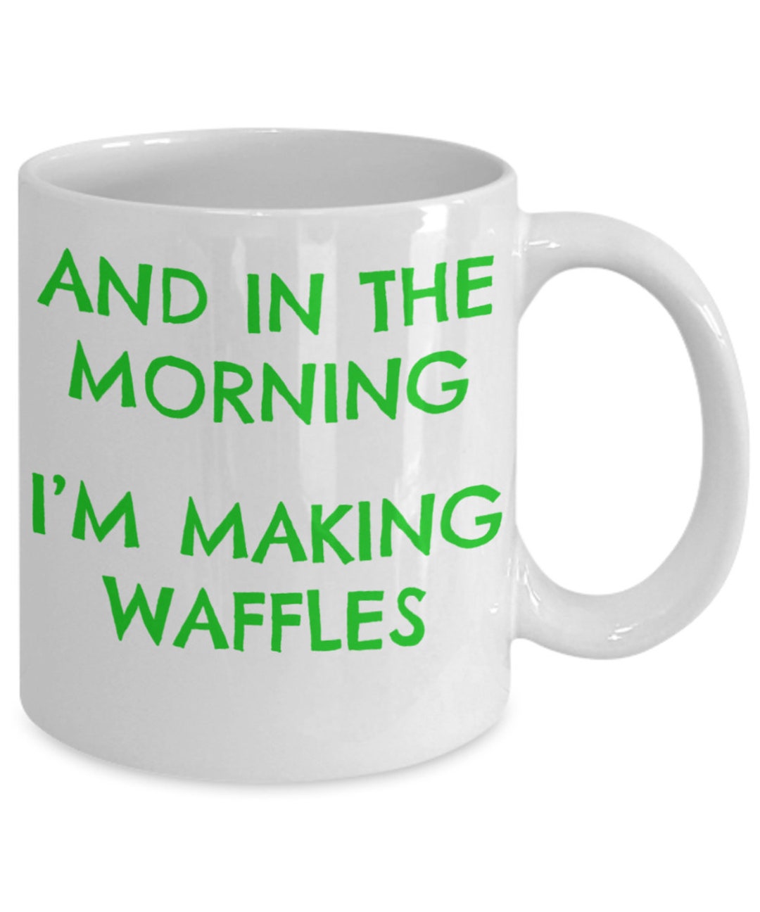 Shrek Quote Donkey Boulder and Waffles Funny Mug Coffee Cup - Etsy