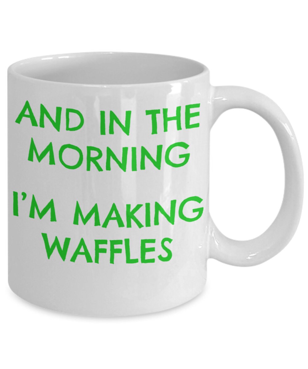 Shrek Quote Donkey Boulder and Waffles Funny Mug Coffee Cup - Etsy