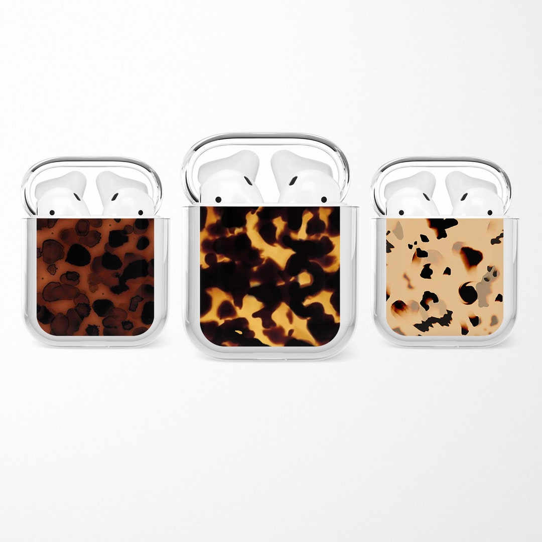 TORTOISE SHELL Bourbon Airpods Case Classic Pattern Brown for Aipods ...
