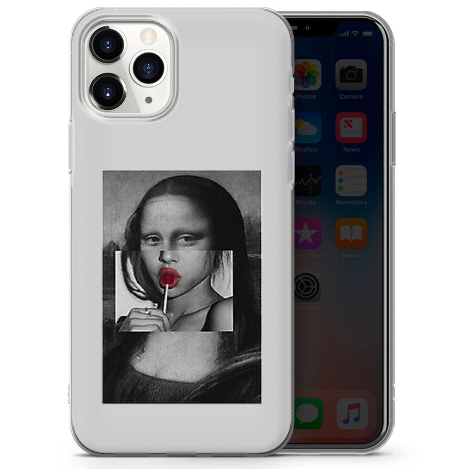Aesthetic Mona Lisa Phone Case Michelangelo David Cover | Etsy