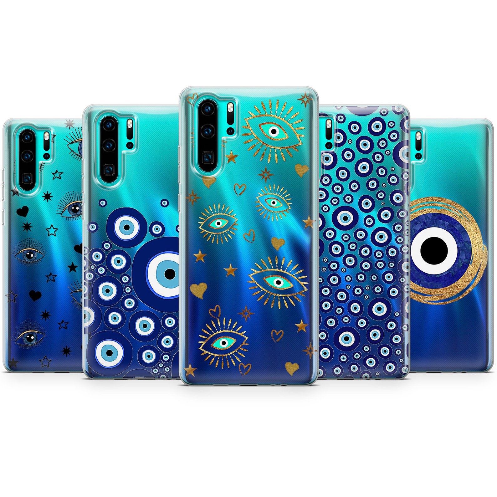 Evil Eye Amulet Talisman Phone case Aesthetic Celestial cover | Etsy