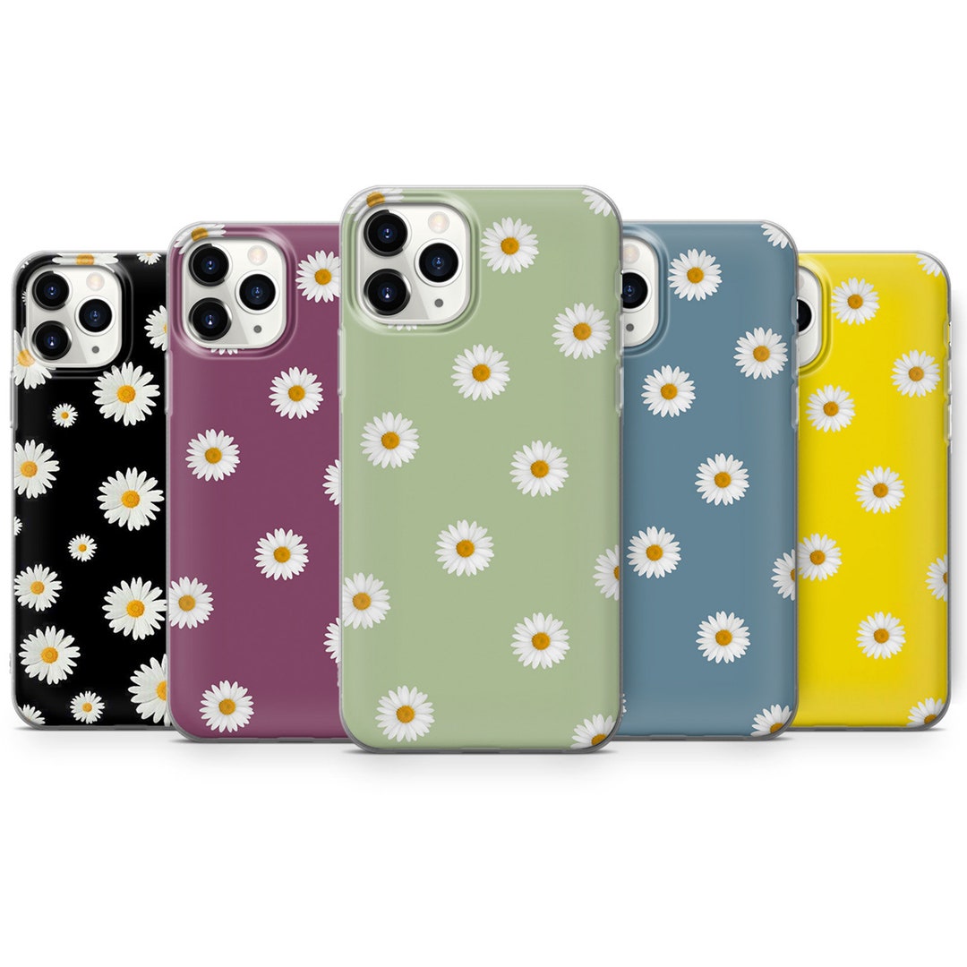 Floral Daisy Phone Case for iPhone 16, 15, 14, 13 Daisy Flower Case ...